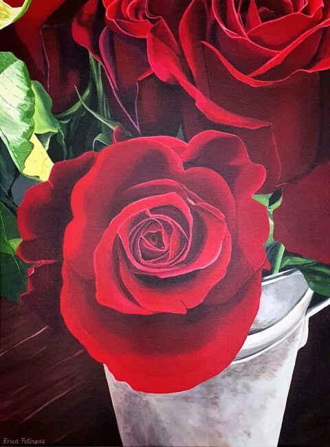 How to Paint Roses. - At Home With Eri